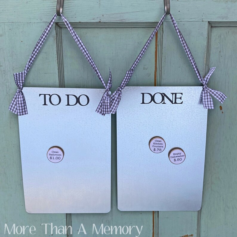 Boards: to Do / Done Classic Chart Set - Etsy UK