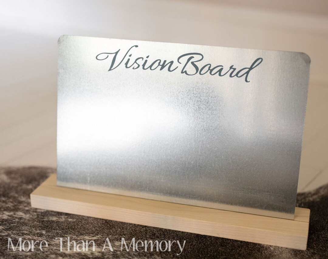 Standing "vision Board" Magnetic Chart - Etsy