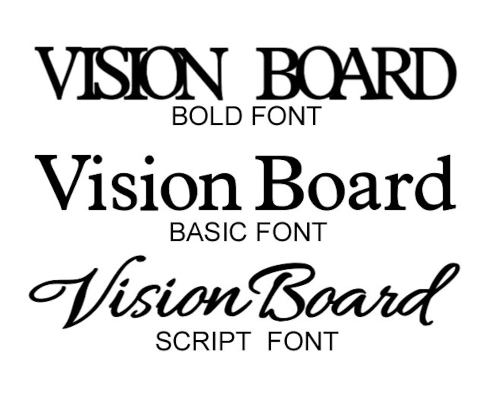 Standing "vision Board" Magnetic Chart - Etsy