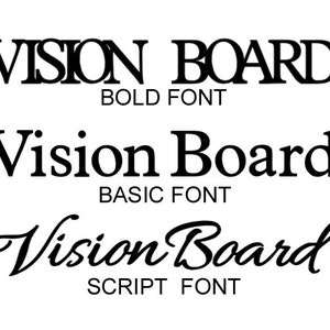 Standing "vision Board" Magnetic Chart - Etsy