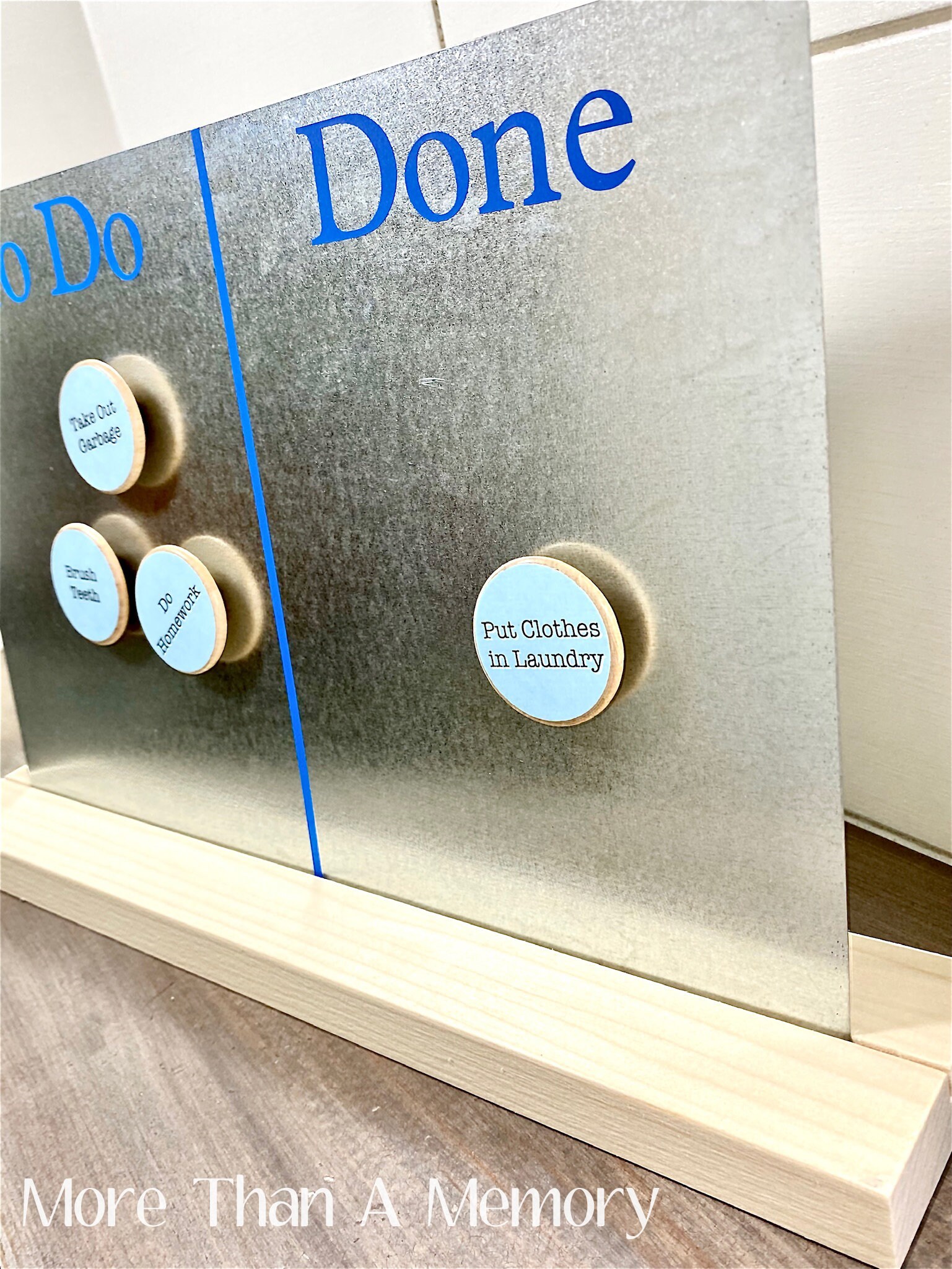 Standing "to Do / Done" Magnetic Chart - Etsy