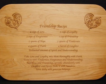 Friendship Cutting Board | Etsy
