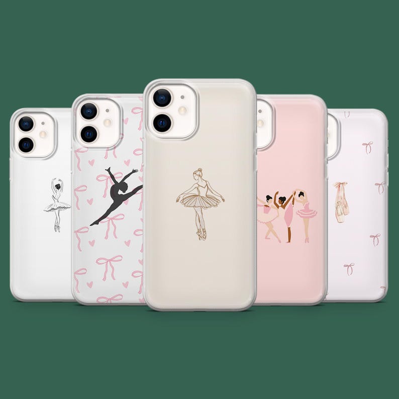 Ballerina Phone Case Ballet Aesthetic Dancer Cover for 17, 17pro, 16 ...