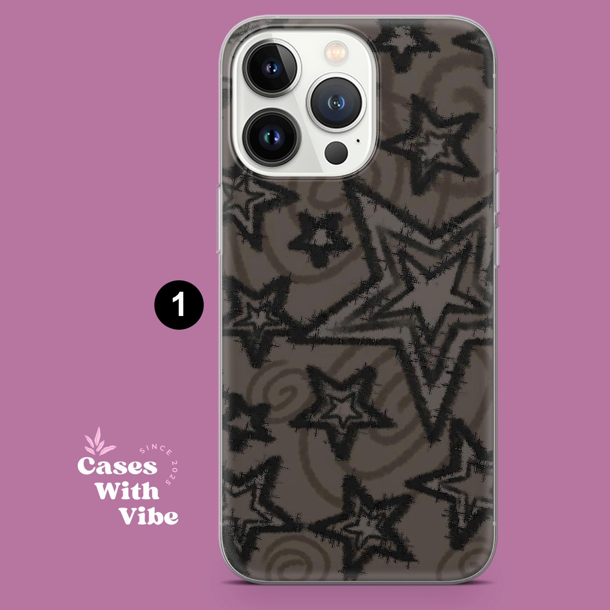 Grunge Phone Case Goth Emo Gothic Cover for 17, 17pro, 16, 15, 14, 13 ...