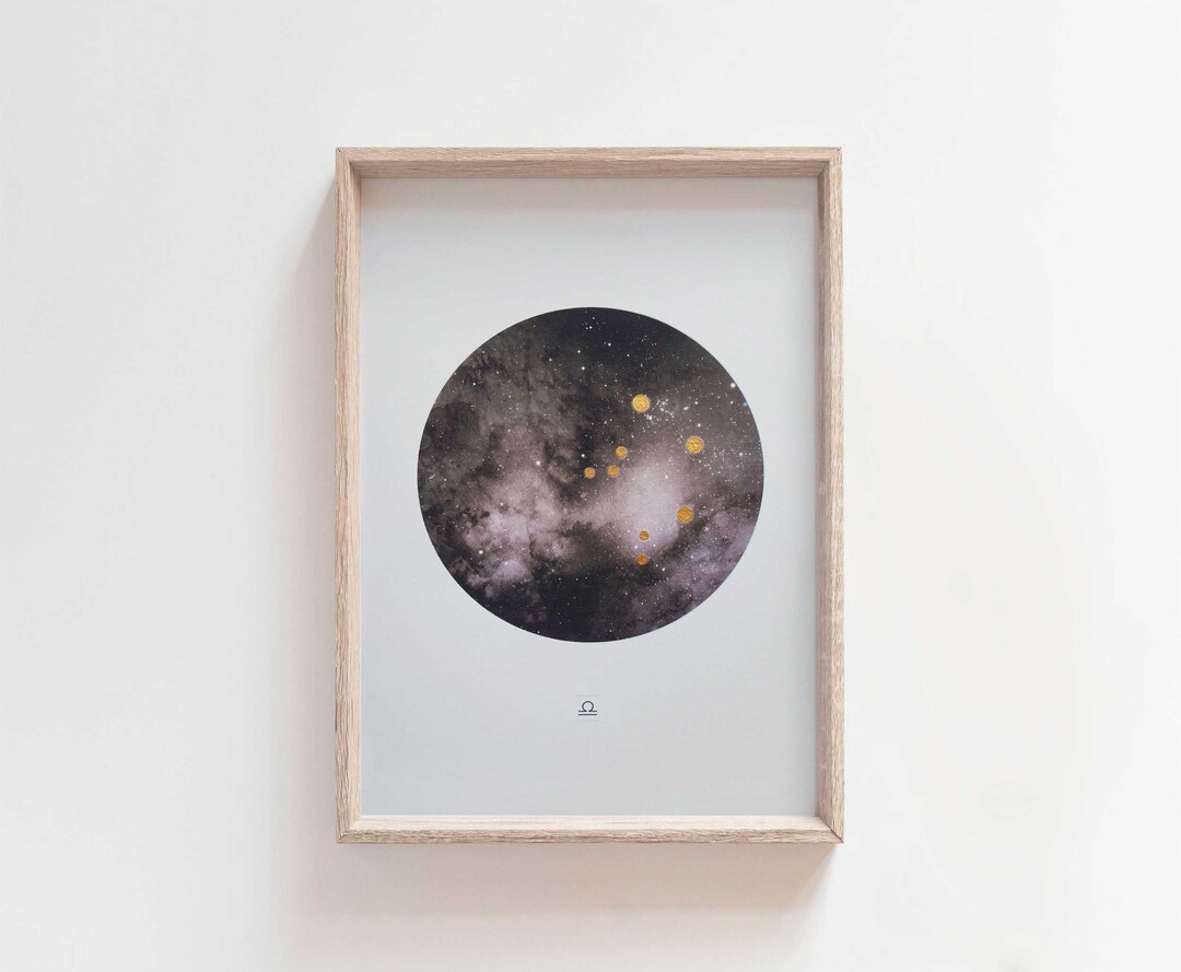 Libra | Constellation Art Print | Star Sign Print | Horoscope Print ...