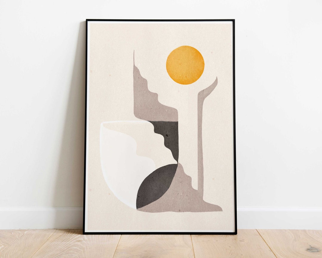 LISSOME Colourful Abstract | Fine Art Giclée Print | Block Art | Modern ...