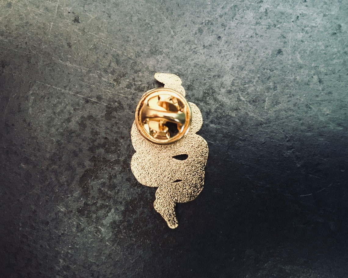 LOVE SNAKE Enamel Pin Badge Brooch Lapel Pin Black & Gold - Etsy