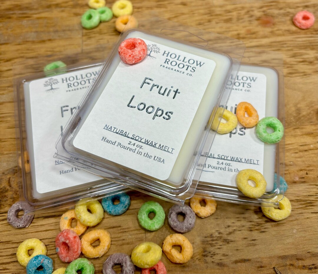 Fruit Loops Inspired Wax Melts | Cereal Fragrance | Long-lasting Candle ...