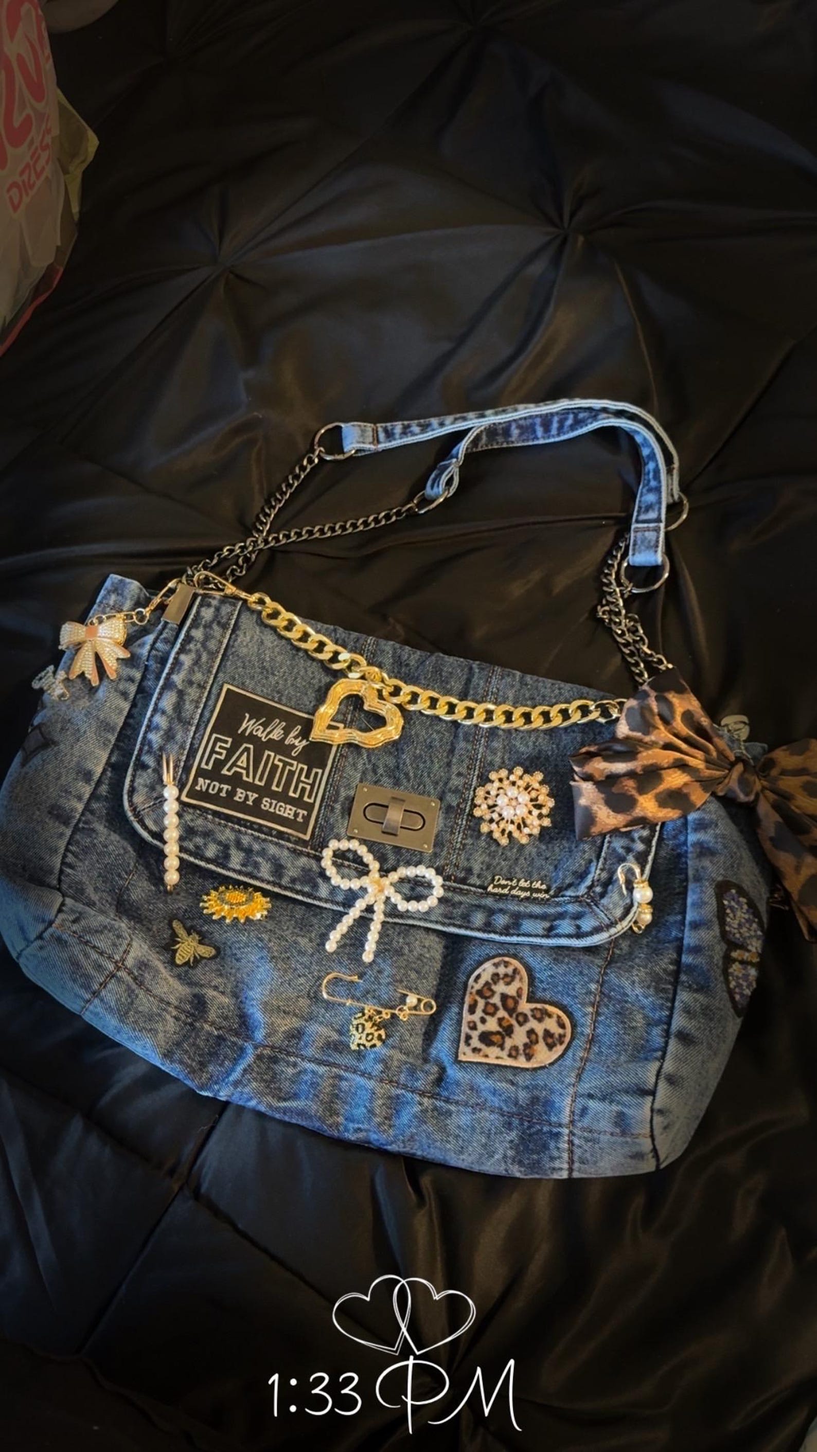 Denim Junk Purse - Etsy