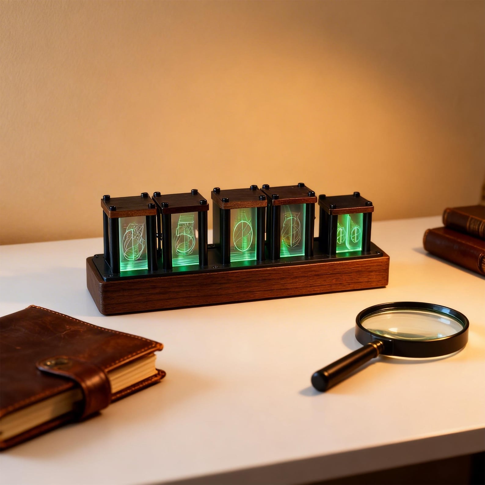 Custom Steampunk RGB Nixie Tube Clock – Personalized Desk Decor - Etsy