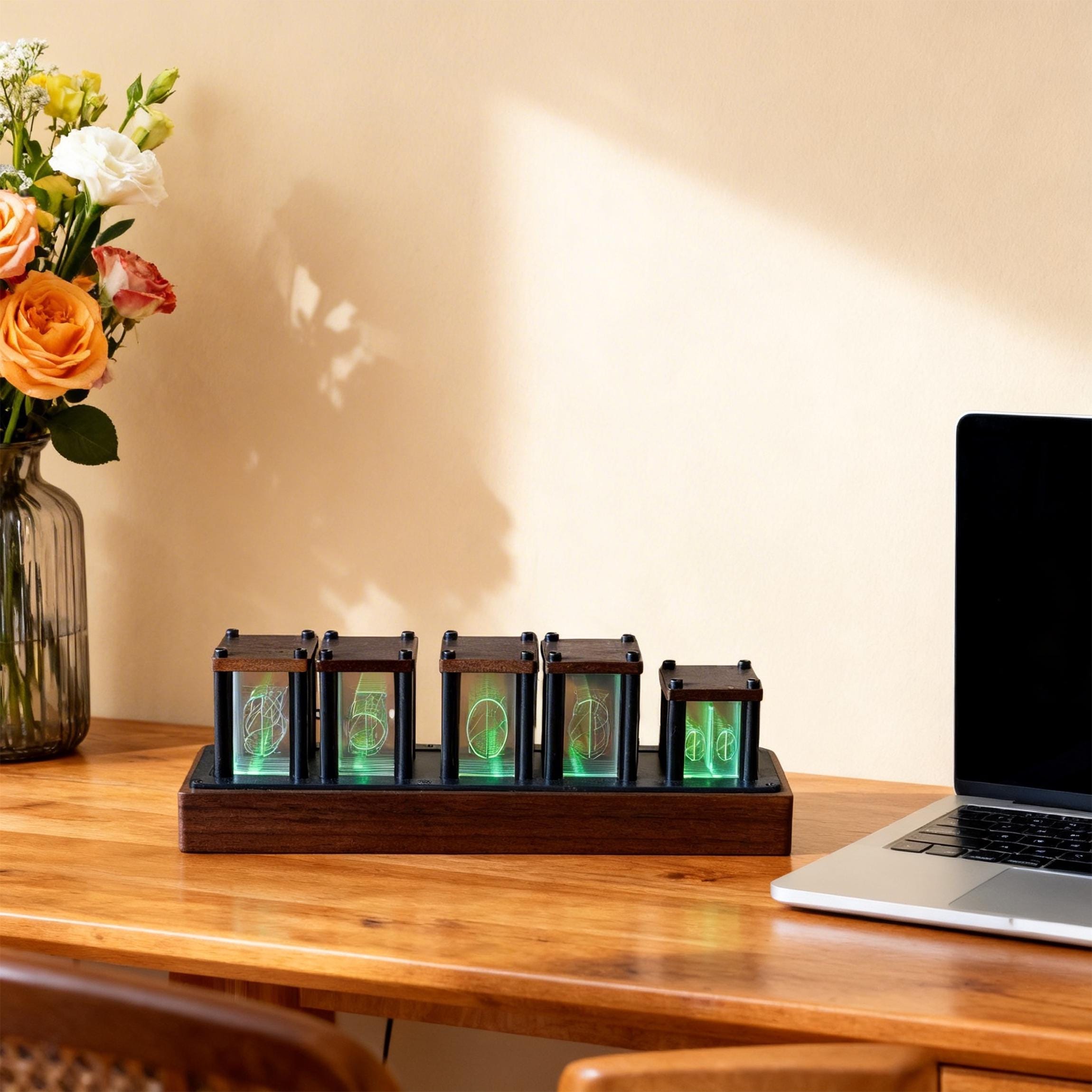 Custom Steampunk RGB Nixie Tube Clock – Personalized Desk Decor - Etsy