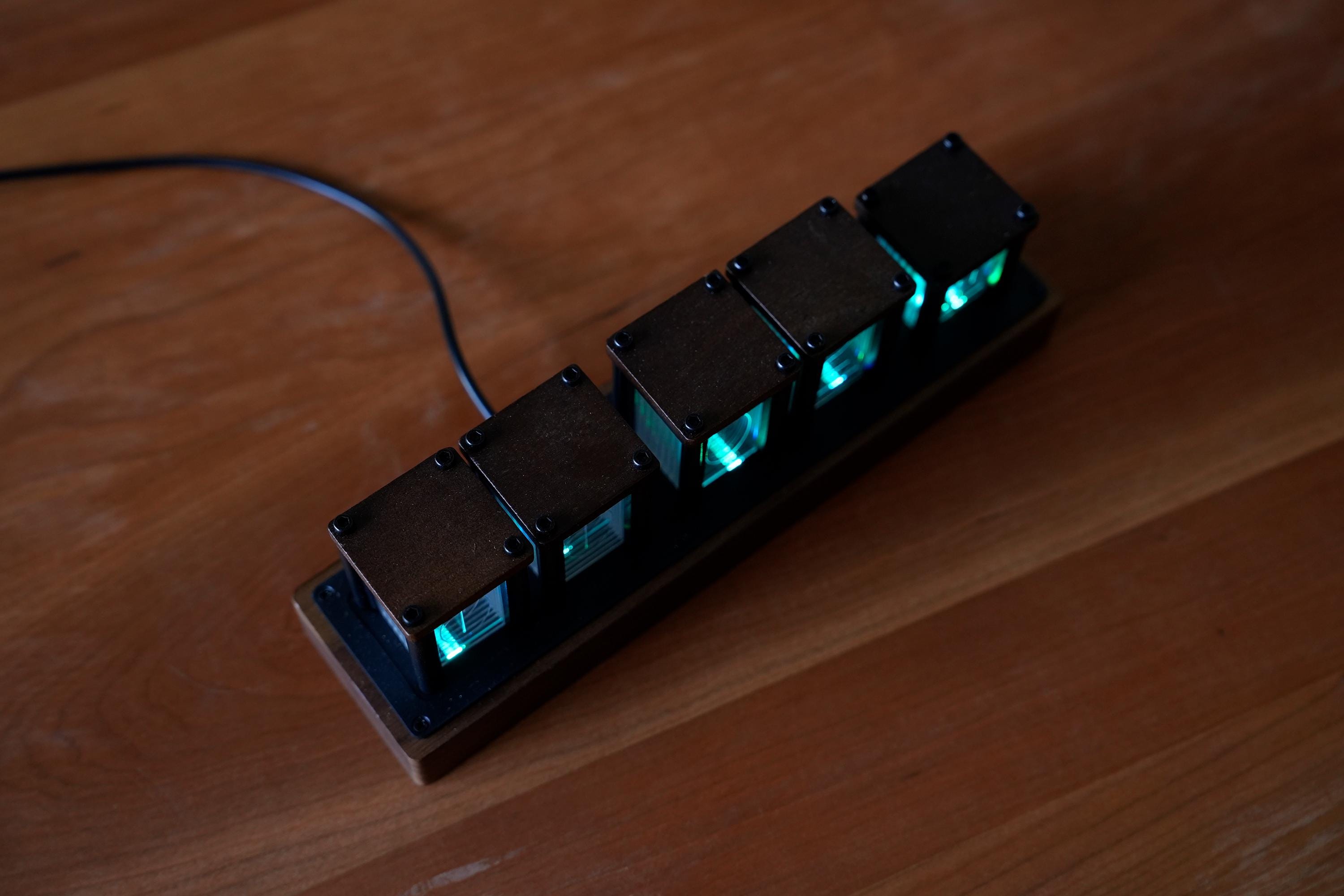 Custom Steampunk RGB Nixie Tube Clock – Personalized Desk Decor - Etsy