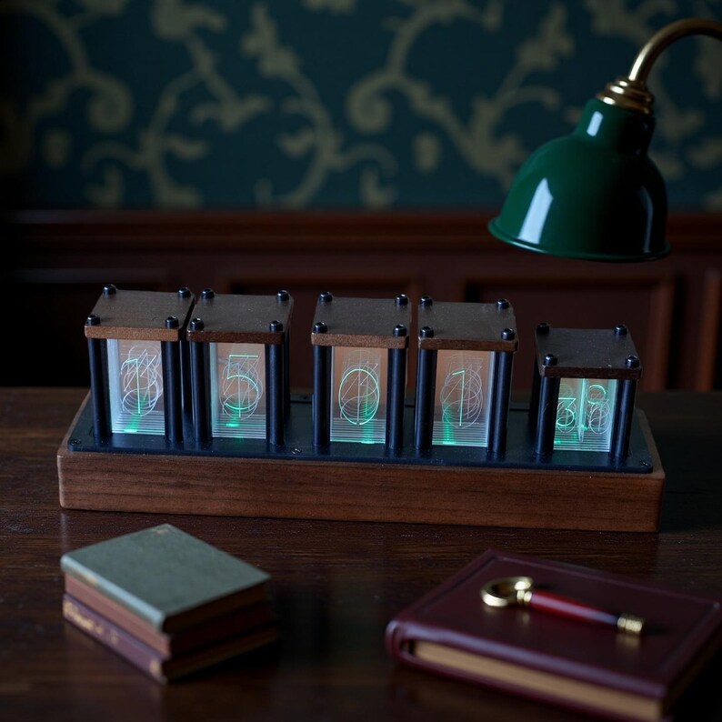 Custom Steampunk RGB Nixie Tube Clock – Personalized Desk Decor - Etsy