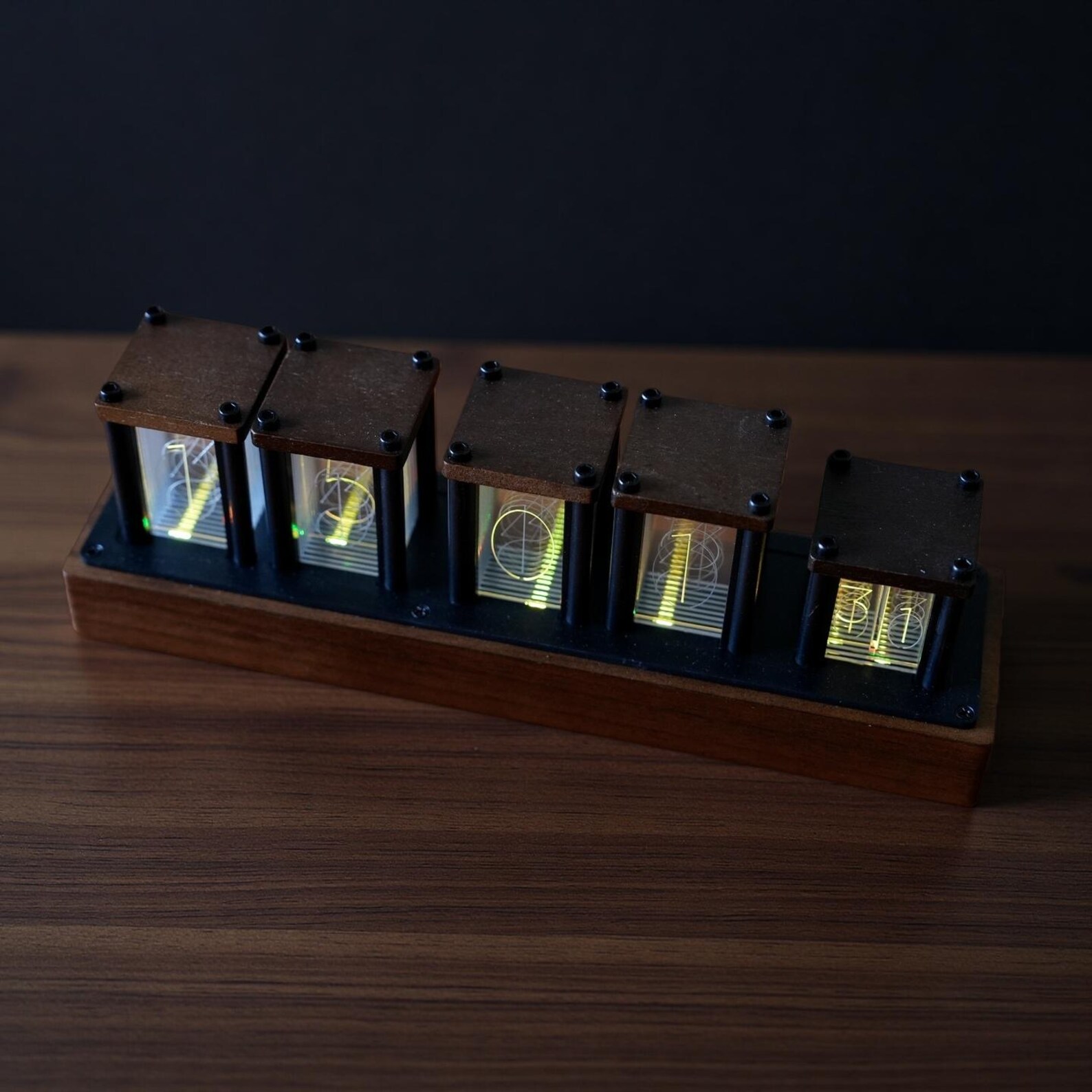 Custom Steampunk RGB Nixie Tube Clock – Personalized Desk Decor - Etsy