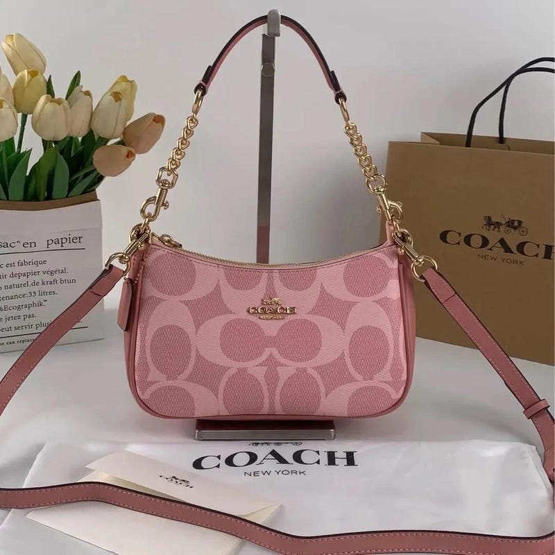 Pink Bag Coach - Etsy
