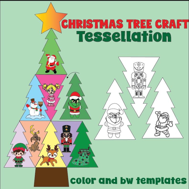 Printable Tessellation - Etsy UK