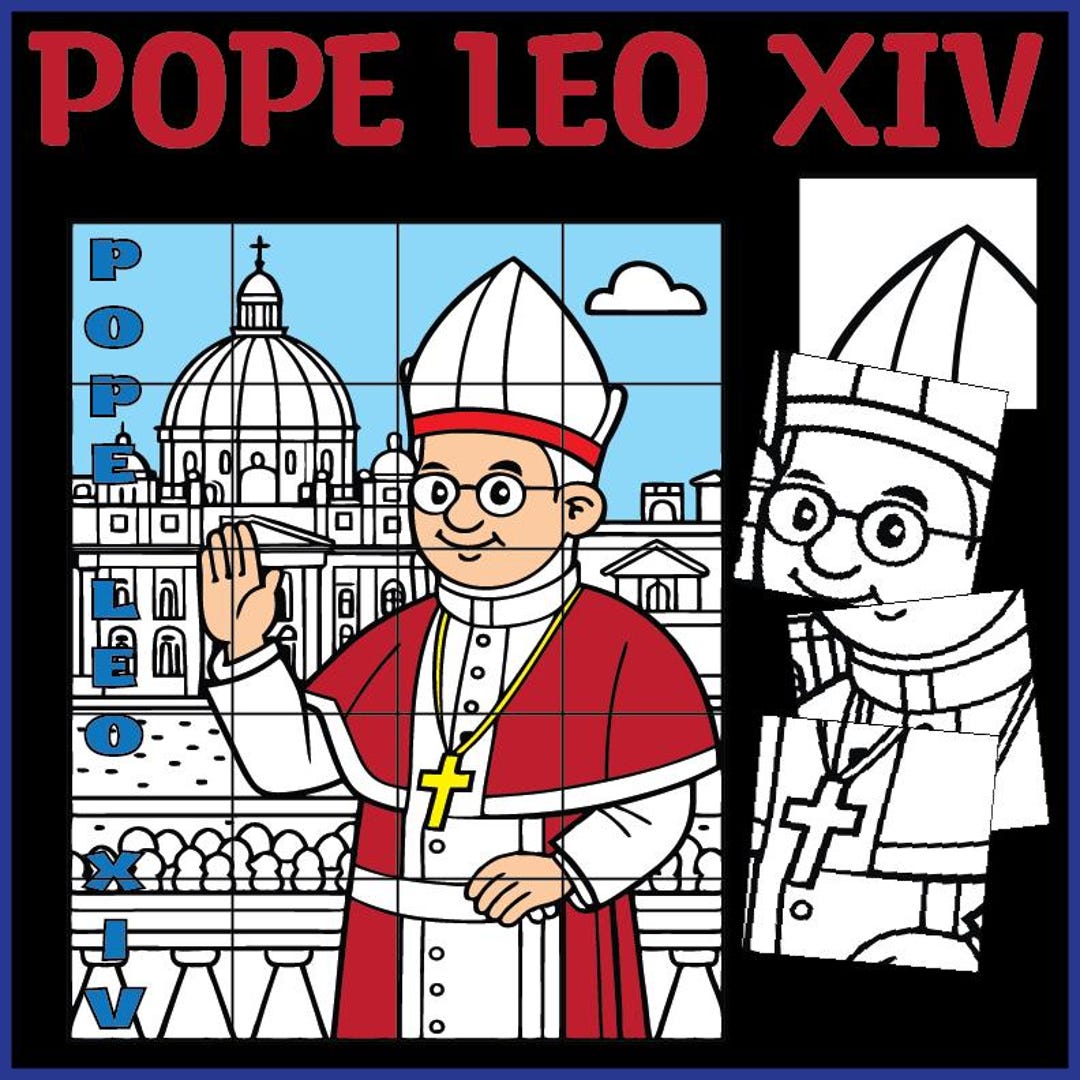 Pope Leo XIV Collaborative Poster | Catholic Classroom Bulletin Board ...
