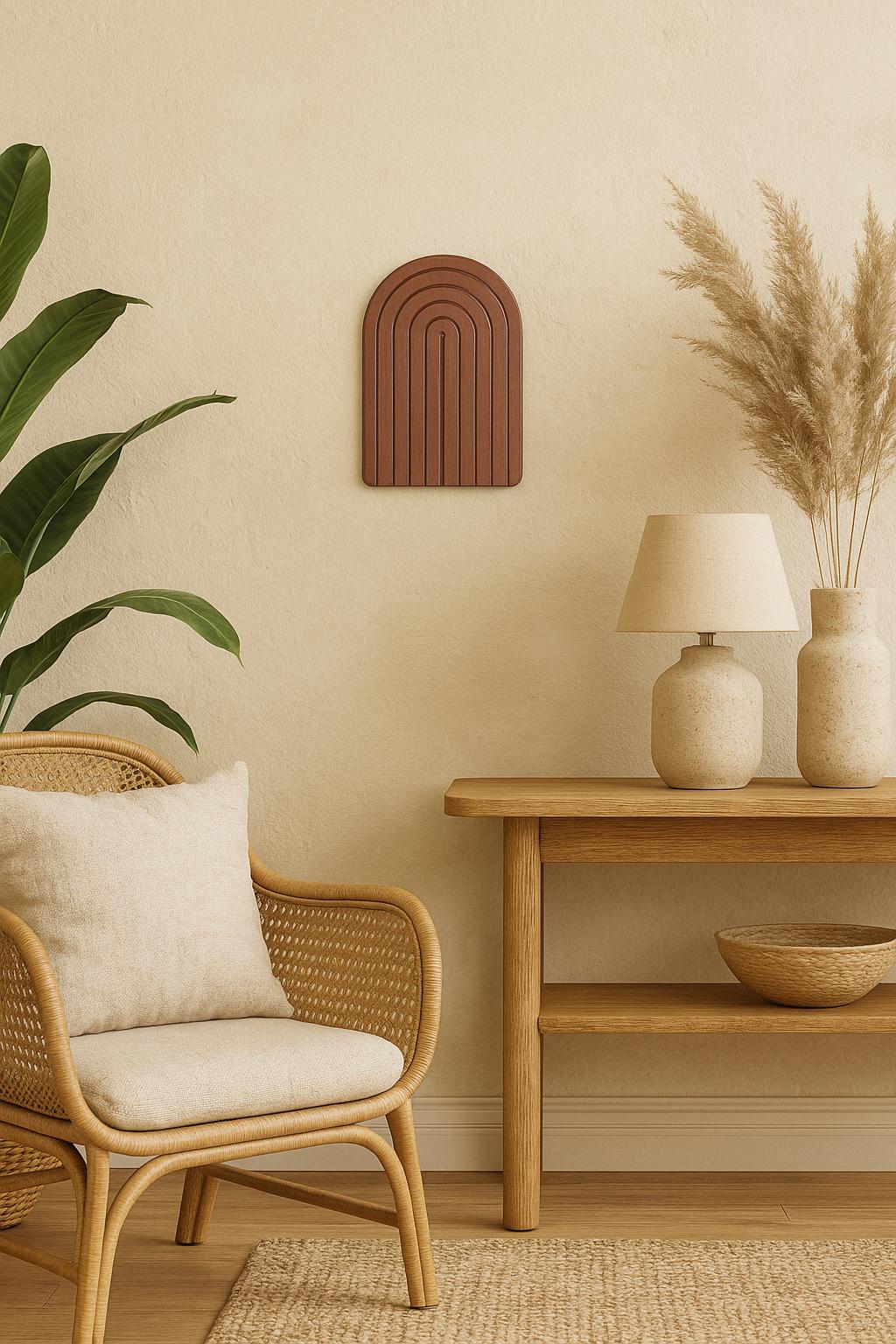 Textured MDF Arched Wall Panel: Modern Boho Home Decor - Etsy