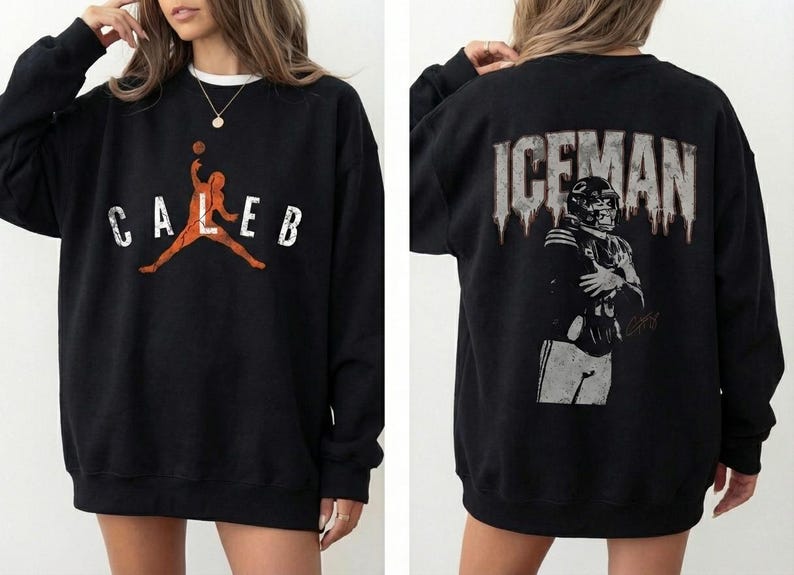Caleb Ice Man Football Vintage T Shirt, Sweatshirt, Hoodie, Game Day ...