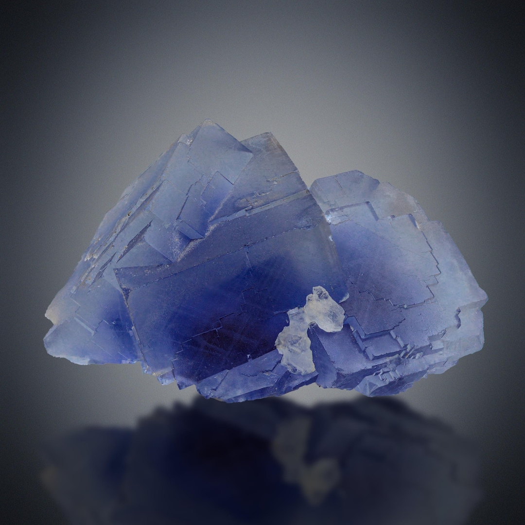 Deep Blue Cubic Fluorite Crystal From Balochistan Pakistan Natural ...