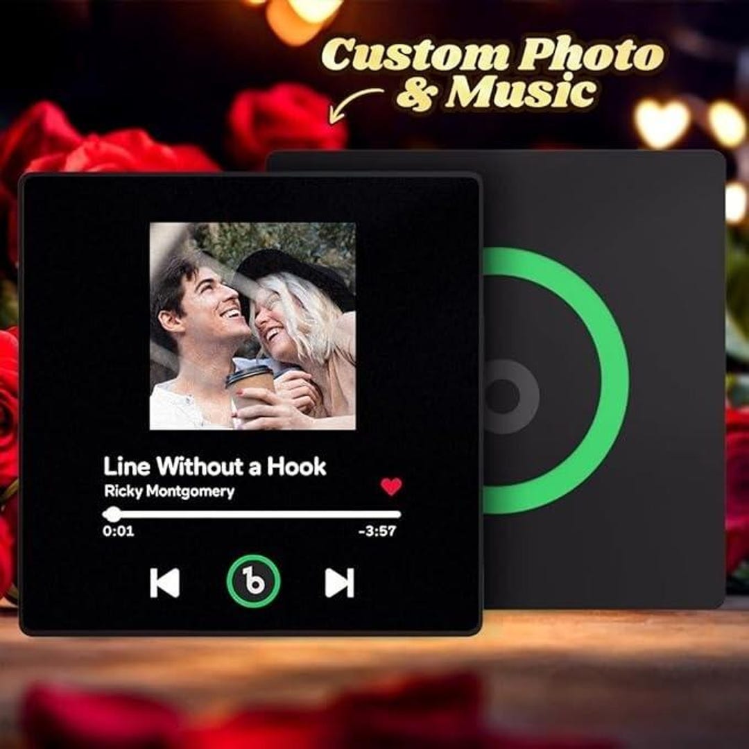 Custom Photo and Song Album Music Magnet, Personalized Music Fridge ...