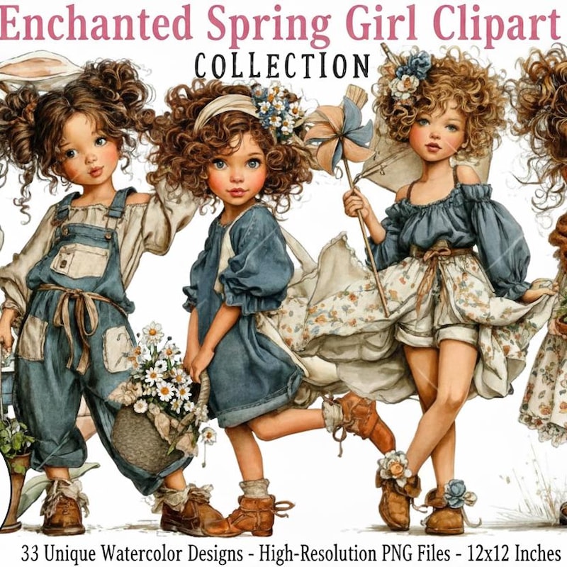 Vintage Spring Graphics - Etsy