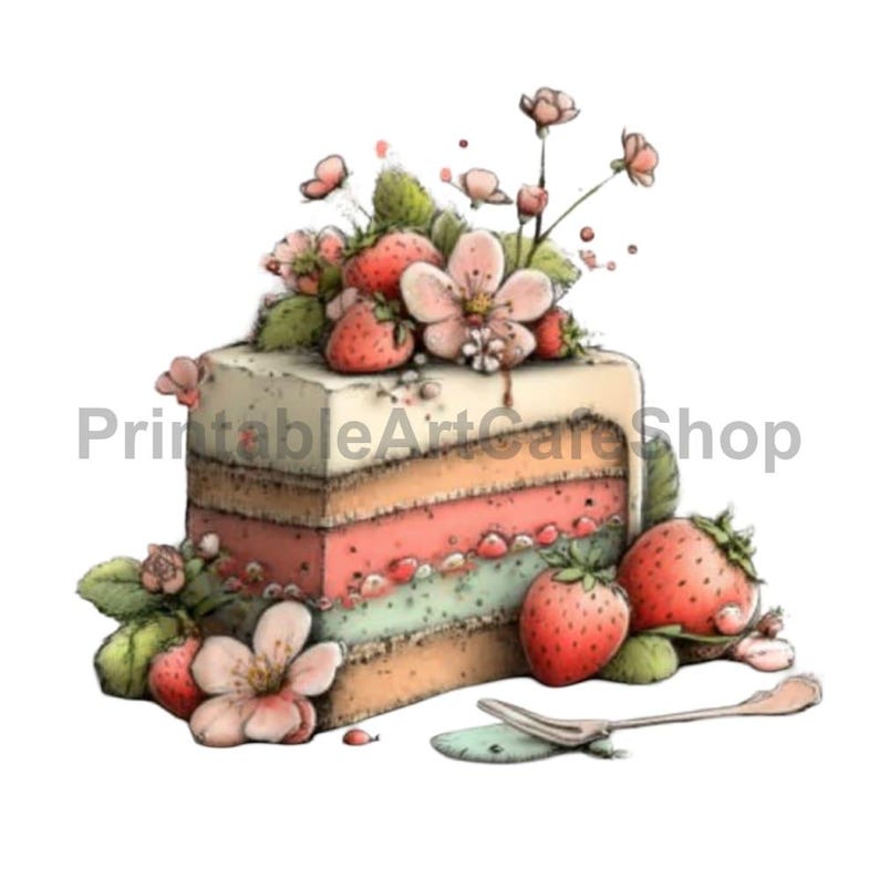 Mother's Day Watercolor Clipart: Bunny, Florals, Pastel PNG (digital ...