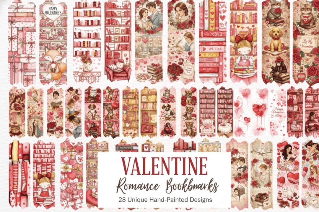 Valentine Reading Clipart Brushstroke Watercolor PNG Romantic Library ...