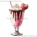 Valentines Day Sweet Clipart Bundle Romantic Dessert Illustrations PNG ...