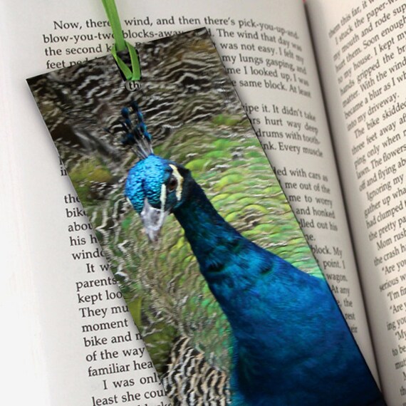 Perfect Peacock Bookmark - Etsy