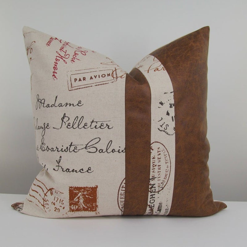 French Script Pillow - Etsy