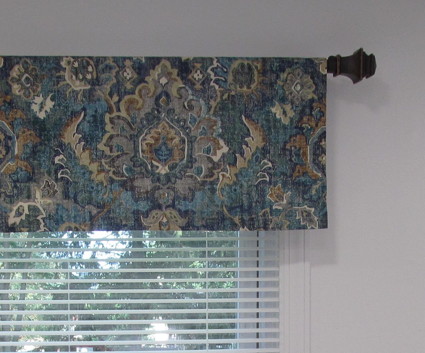 Ready to Ship Boho Medallion Lined Window Valance 26x14/ 370 | Etsy