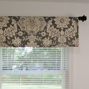 Straight Window Valance/ Flat Lined Valance/ Kitchen, Bedroom, Living ...