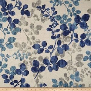 Denim Blue Straight Window Valance/ Richloom Cabrera Linen/ Kitchen ...