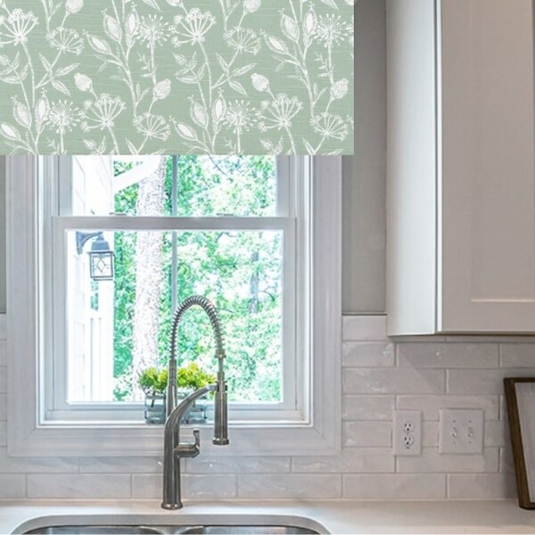 Mint Green Valance - Etsy