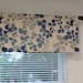 Denim Blue Straight Window Valance/ Richloom Cabrera Linen/ Kitchen ...