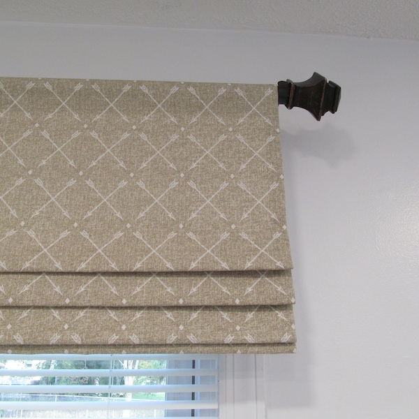 Faux Roman Shade Valance - Etsy