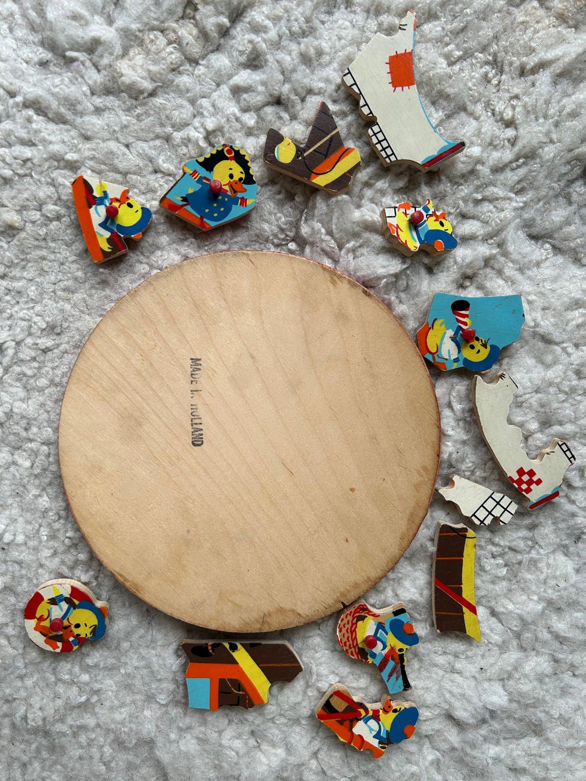 Simplex Toys - Wooden Jigsaw Puzzle - Duckling Sailors - Etsy