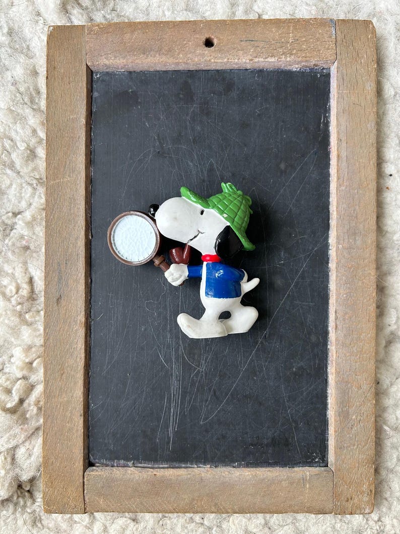 Vintage Snoopy Sherlock Holmes Figurine - Etsy