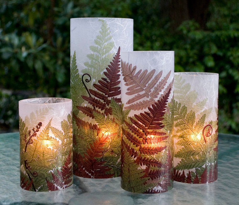 Fern Candle Cuff. 1 Medium Sized With a Free Electric Tea Light. LED ...