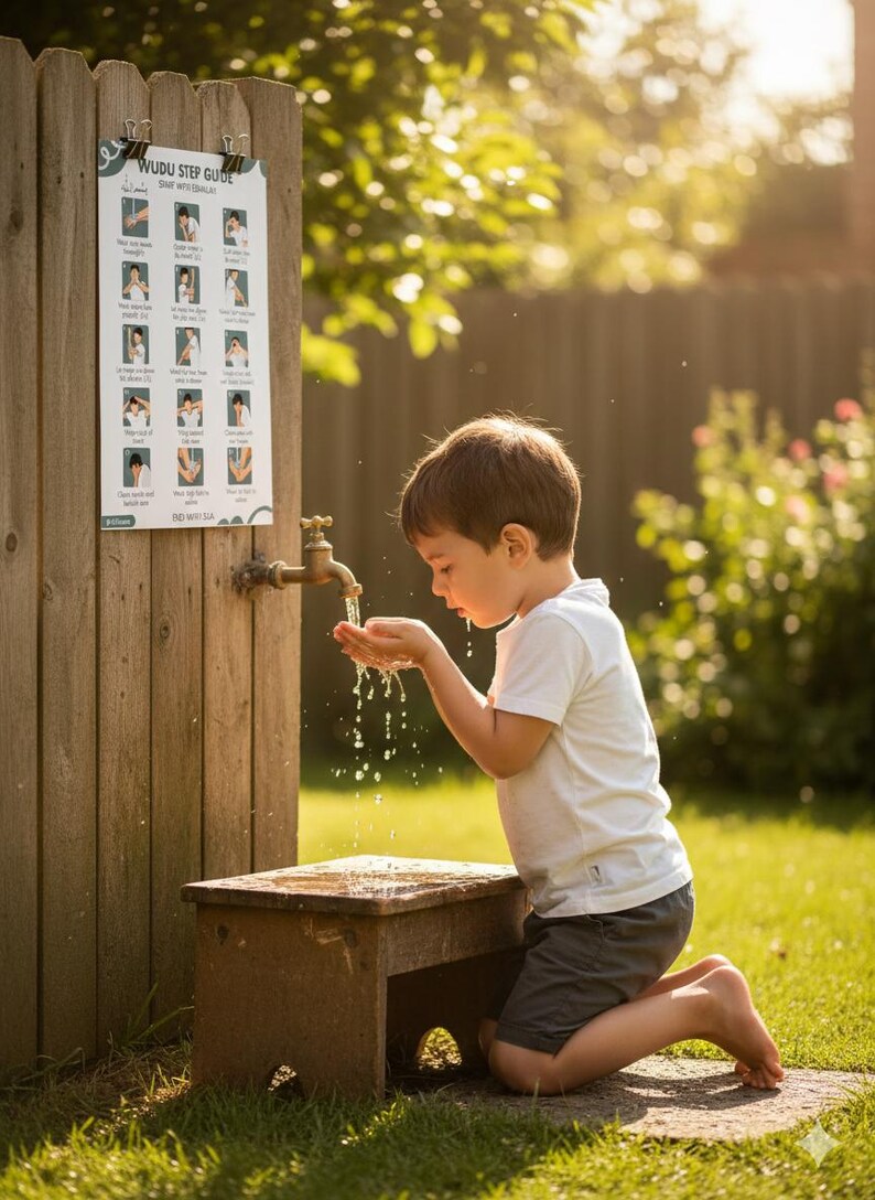 Wudu Steps for Kids | Islamic Ablution Guide (PDF) - Etsy