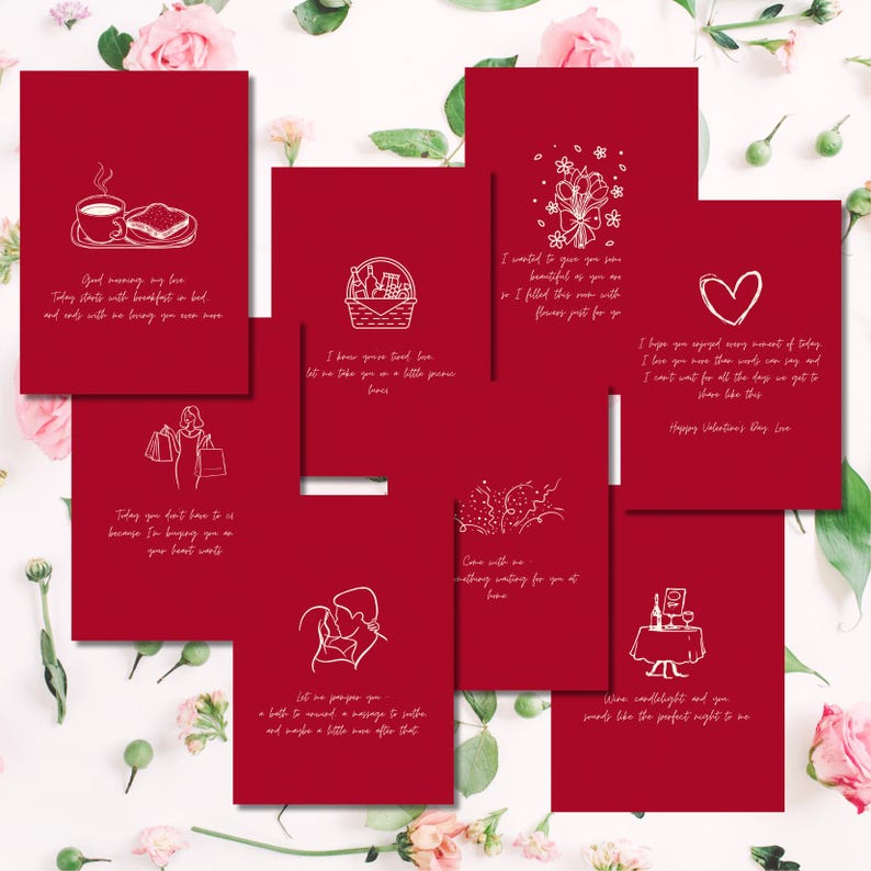 Valentine’s Day Romantic Experience Cards – A Full Day of Love ...