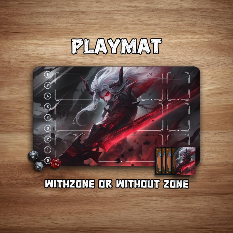 Riftbound Playmat | Nightbringer Yasuo | 24"x 14"| Withzone - Etsy UK