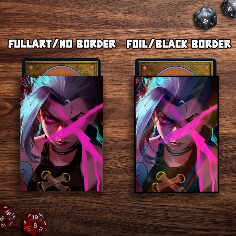 Riftbound Arcane Jinx V2 Card Sleeves, MTG/TCG (3.6"x2.6") - Etsy