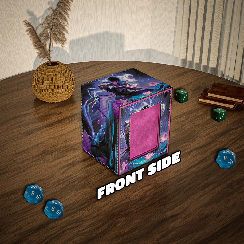 Riftbound Deck Box Spirit-blossom Aphelios | Leather Card Storage ...