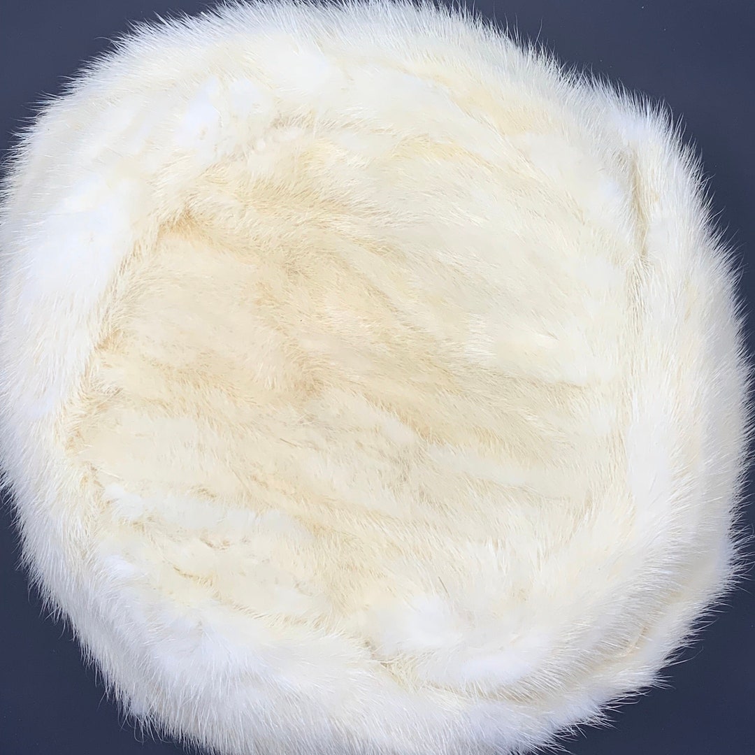 Vintage Ermine (white) Fur Hat Designed by Lora - Circa 1960’s - Etsy