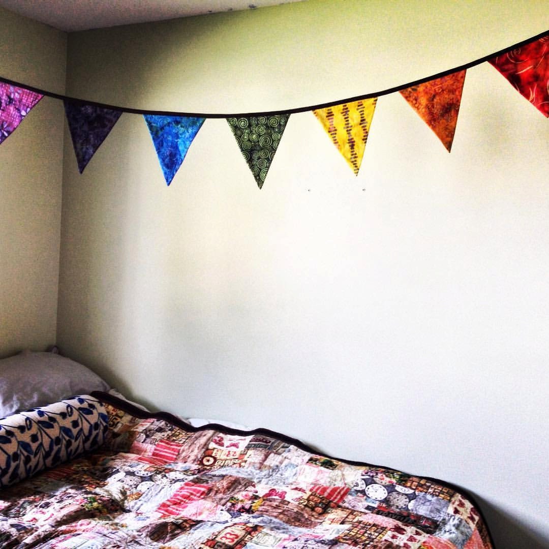 Chakra Prayer Flags Batik Bunting Garland Banner Rainbow FREE - Etsy Canada