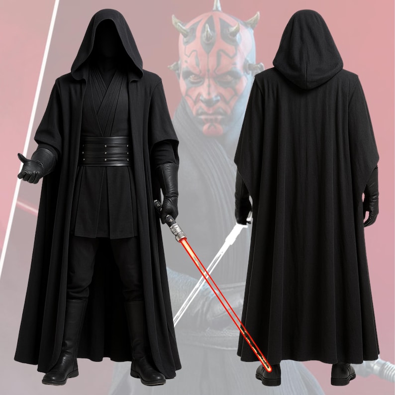 Darth Maul Inspired Wool Sith Cosplay Costume: Star Wars Dark Side ...