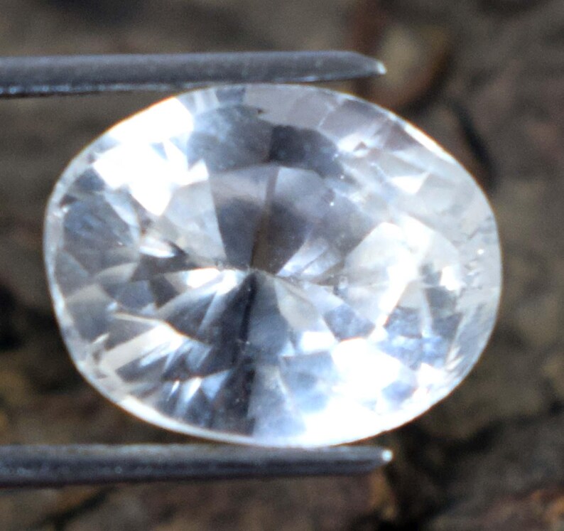 4.50 Ct Natural Oval Cut Brazilian White Goshenite Beryl Certified ...