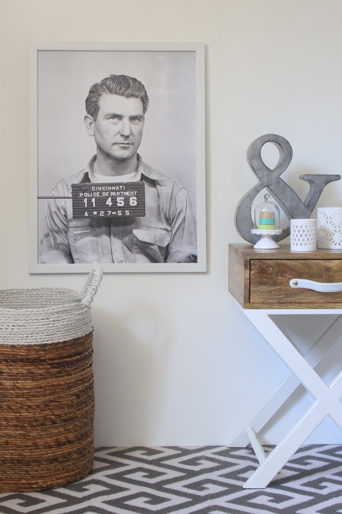 Mug Shot Screen Print Poster | Stu - Etsy